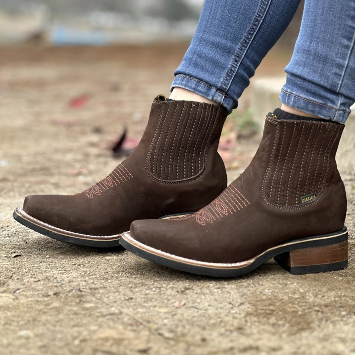 Botines Vaqueros para Mujer | Hechos en México con Piel Auténtica