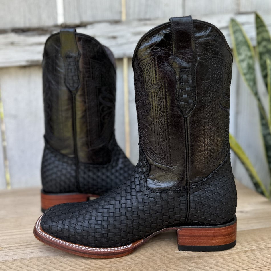 DA-00-6 Negro Petatillo - Botas Vaqueras de Petatillo - Botas Vaqueras ...