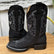DA-00-2 Black - Cowboy Boots for Men - Leather Western Boots