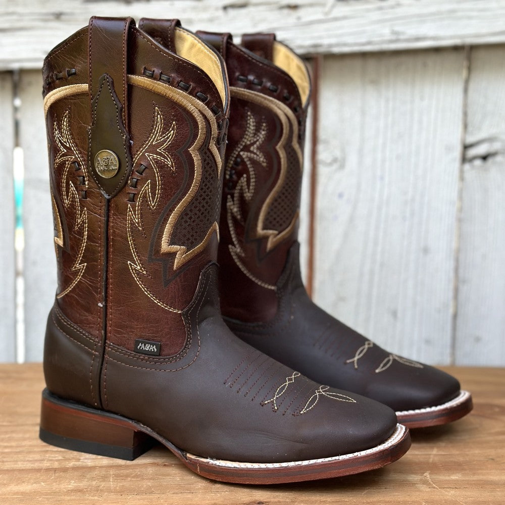 DA-Volcan Choco - Botas Vaqueras para Hombre