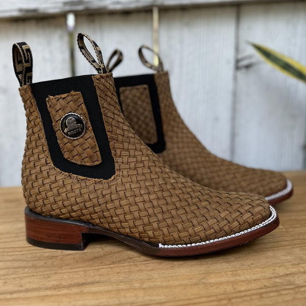 Petatillo Honey Ankle Boots - Western Ankle Boots for Men - Ankle Boots ...