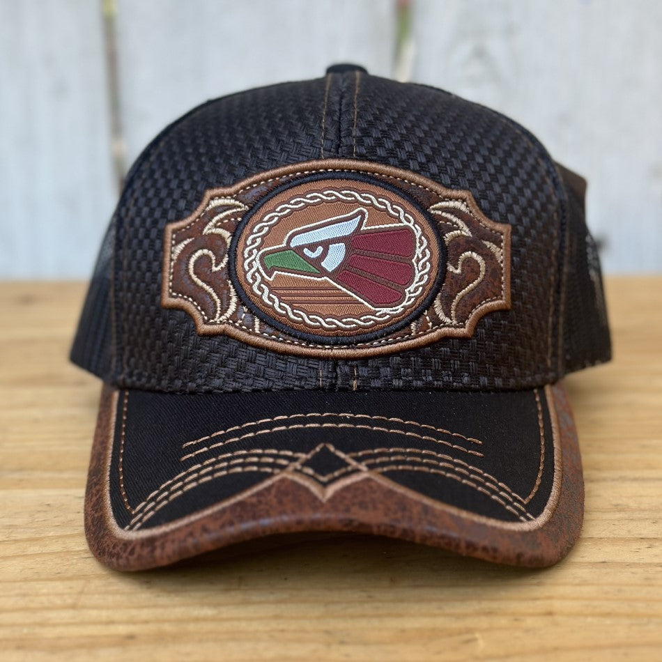 Gorra Vaquera Negra con Aguila de Hecho en Mexico - Gorras Vaqueras ...