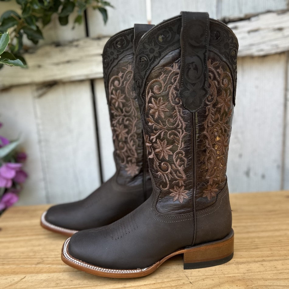 RC-305 - Botas Vaqueras para Mujer - Botas Vaqueras de Piel – Bota ...