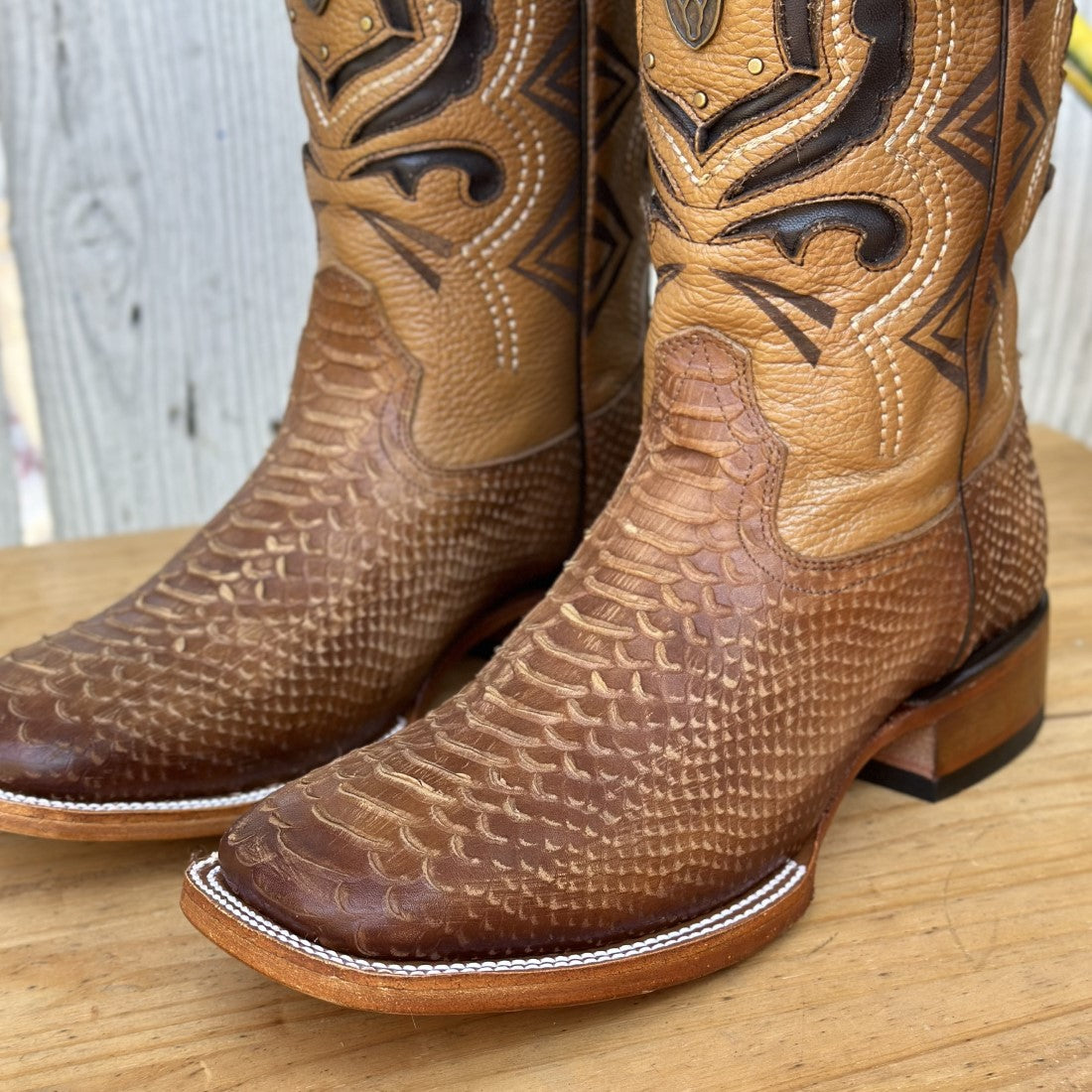 RC-Mamba Miel - Python Cowboy Boots for Men - Cowboy Boots – Bota ...