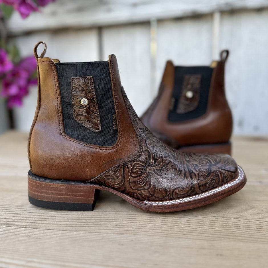 Botines Vaqueros para Mujer - Botines para Dama Mexicanos - Botines ...