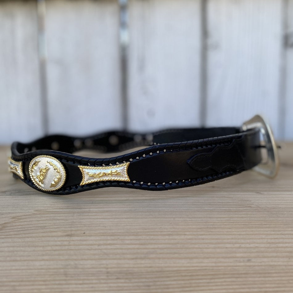 Cowboy Belt with Black Conchos - Cowboy Belts – Bota Exotica Western ...