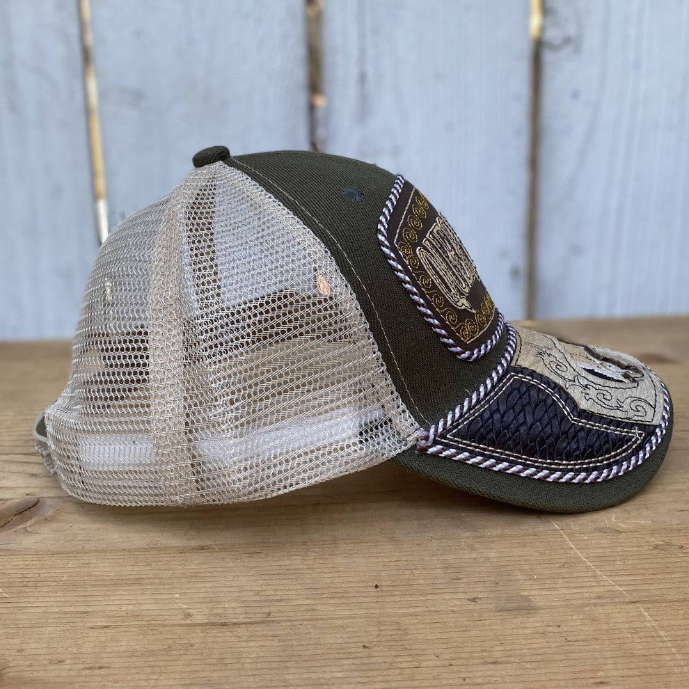 Queretaro Cowboy Cap - Handmade Queretaro Cowboy Cap – Bota Exotica ...